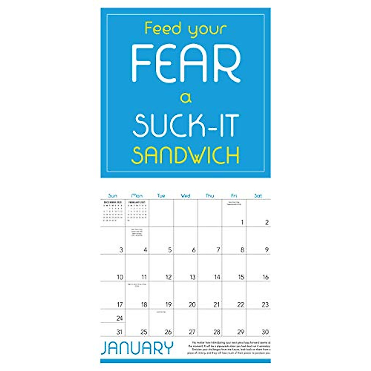 You Are a Badass 2021 Wall Calendar