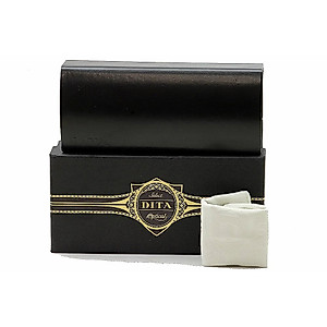 Dita DRX-2030B-59-Z - Mach-One Sunglasses Shiny 18K Gold - Black w/D.Brown to Clear-AR 59mm