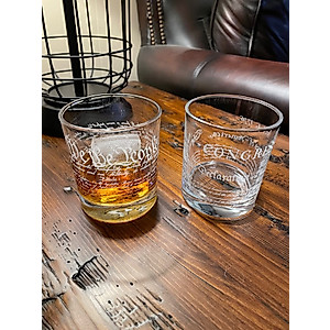 Constitution Of The United States - Old Fashioned Whiskey Rocks Glass - We The People American USA Patriotic Gift - 12 oz