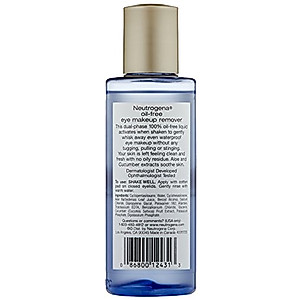 Neutrogena Oil - free Eye Makeup Remover, 3.8 Fluid Ounce (Pack of 2)