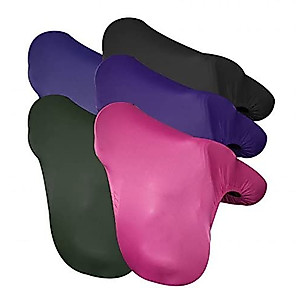 Showman Lycra English Saddle Cover (Black)