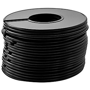 NAHANCO CBLKBLANK20, Black Round Clothing Rack Size Dividers, Blank, Kit of 20