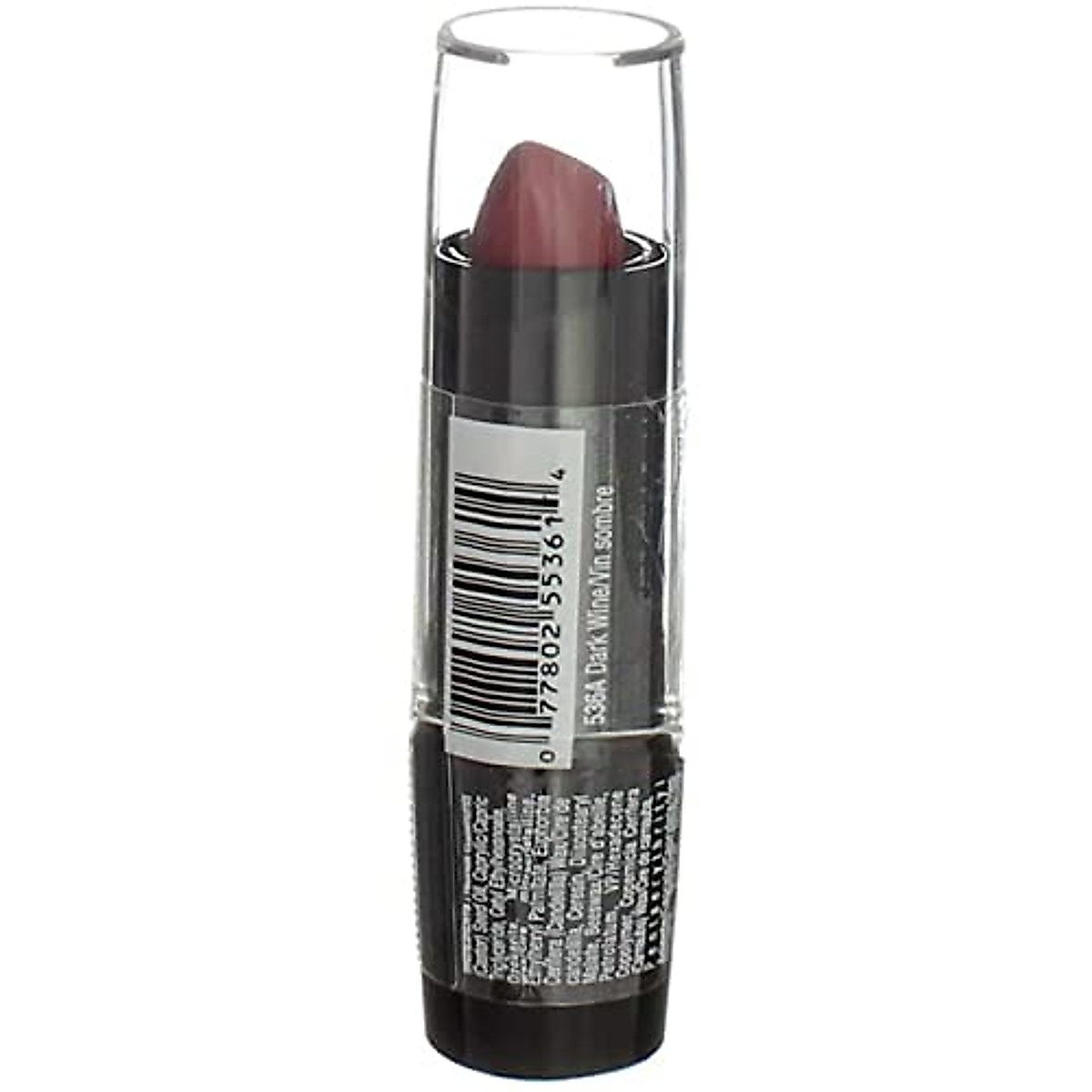 Wet n Wild Silk Finish Lipstick, Dark Wine 536A 0.13 oz (Pack of 2)