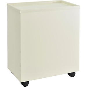 Global Industrial Medical Bedside Cart, 5-Drawer, Key Lock, Beige, 24-1/2"L x 13-1/4"W x 29"H