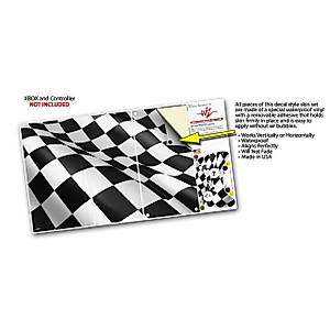 WraptorSkinz Skin Decal Vinyl Wrap compatible with the XBOX Series X Console and Controller - Checkered Racing Flag (GAMING CONSOLE NOT INCLUDED)