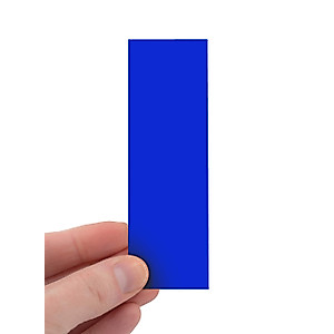 Colorblock Fingerboard Deck Wrap, Berry Blue Colorway - Adhesive Wraps to Customize Your 32mm Fingerboard Deck - 110mm Long, 35mm Wide - Waterproof Vinyl - Teak Tuning