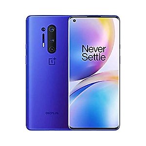 OnePlus 8 Pro Ultramarine Blue, 5G Unlocked Android Smartphone U.S Version, 12GB RAM+256GB Storage, 120Hz Fluid Display,Quad Camera, Wireless Charge, with Alexa Built-in