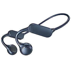 Bone Conduction Wireless Bluetooth Headphones with Microphone, Waterproof Neckband Bluetooth Headphones Headset for Sports Running Driving Cycling Walking