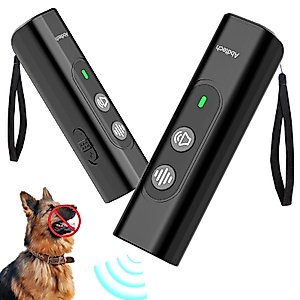 Abdtech Anti Barking Device for Dogs - Dog Bark Deterrent Devices for Stopping Bad Dog Behavior - Ultrasonic Dog Bark Deterrent, Refuse to Shout and Slap - Best Anti Barking Device Rechargeable