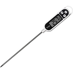 TP300 Digital Meat Thermometer for Cooking Food, Kitchen Needs, Smoker Oven BBQ Grill, Candy, Drinks, Instant Read, Long Probe