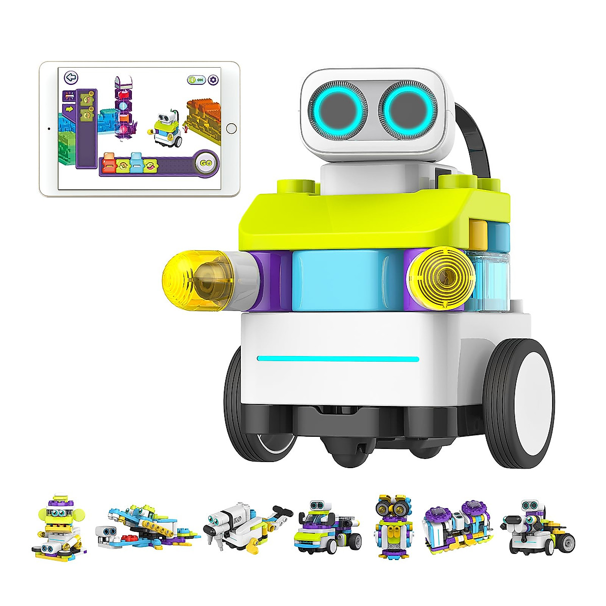 PAI TECHNOLOGY BOTZEES Gear Kit Add-on Pack Designed for Botzees Class Plus Coding Robot, STEM Toys Robot Kit for 3+ Year Old Kids, Programming and Coding Games for Kids
