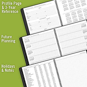AT-A-GLANCE, Weekly/Monthly Planner, Graphite, Large (70260X4520)