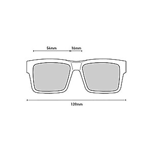 SPY Optic Men's Montana Square Sunglasses