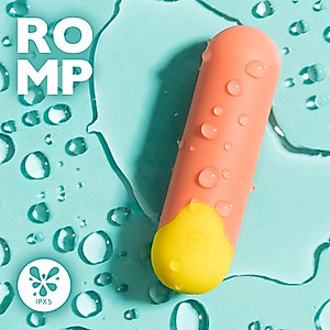 ROMP Riot Bullet Vibrator for Women - Mini Clitoral Vibrator for Her - 6 Intensity Levels & 4 Patterns for Clit Stimulation - Soft Touch Portable Sex Toy - Rechargeable Couple Massager G Spot Nipple