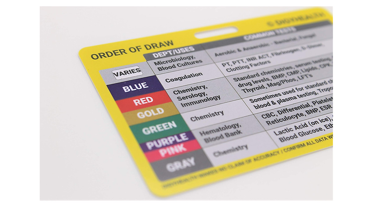 Silver Maple Leaf Blood Draw Badge Card for Nurses & Students