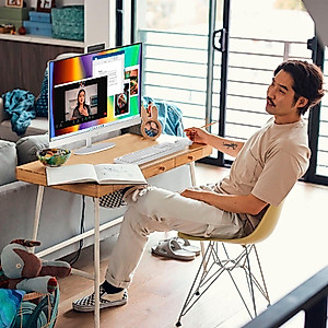 HP 27 All-in-One Touch Desktop 1TB SSD 32GB RAM (Intel 13th generation with 10 cores and Turbo Boost to 4.60GHz, 1 TB SSD, 32 GB RAM, 27-inch FullHD Touchscreen, Win 11) PC Computer Essential Pavilion