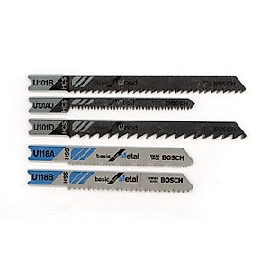 Bosch U502A5 U-Shank Assortment Jigsaw Blade Pack, 5 Pack