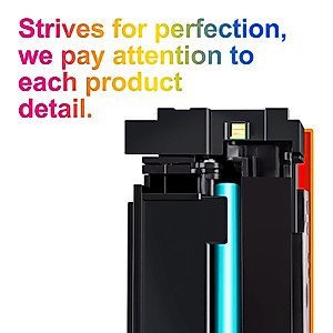 Uniwork 054 Toner Cartridge, Compatible 054 Toner Cartridge Replacement for Canon 054 Toner Cartridge Set 054H CRG 054 for Color Image Class MF644Cdw MF641Cw LBP622Cdw MF642Cdw MF640C LBP620 (4 Pack)