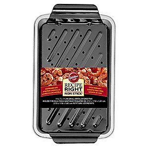 Wilton Non-stick Broiler Baking Pan Set, 11 x 7-Inch, Steel