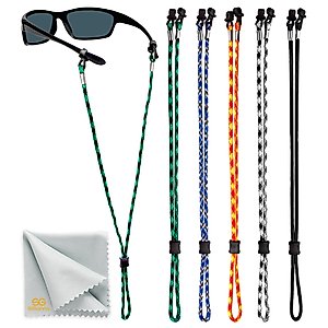 SIGONNA Eyeglasses String Holder Strap Cord - Eyeglass Chain for Men Women - Glasses Lanyard Holders Around Neck - Sports Eye Glass Straps Sunglass Retainer