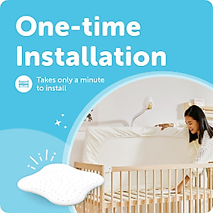 CuboAi Sleep Sensor Pad - Real-Time Baby Micro Ｍovement Tracking & Motion Detection with Proactive AI Baby Safety Alerts, Non-Contact | Must be Paired with Cubo Ai Plus Smart Baby Monitor
