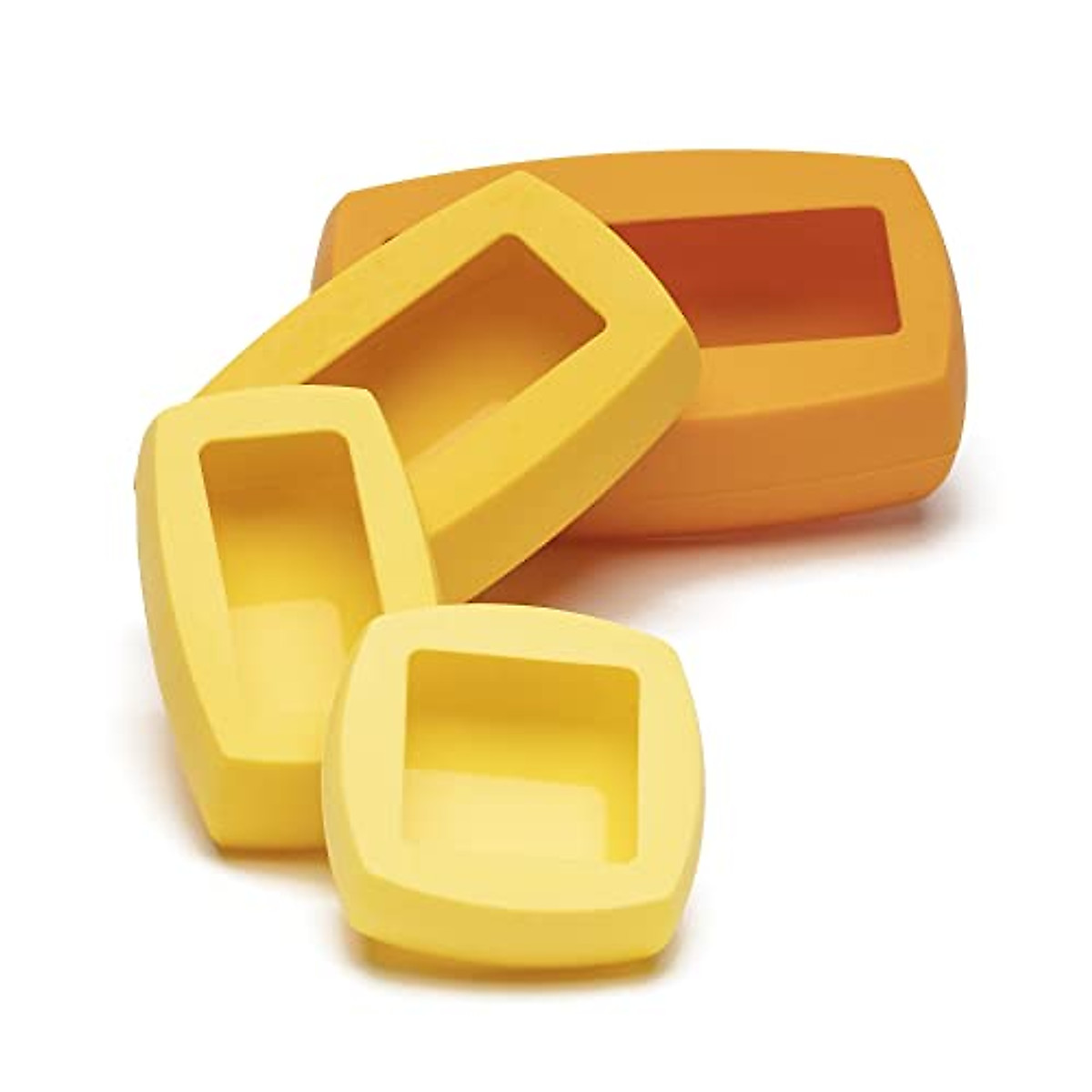 Food Huggers Cheese Huggers Set of 4 Reusable Silicone Savers Cheese Paper Alternative | Store Cheddar, Swiss, Colby Jack and More