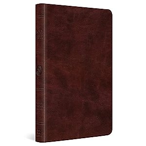ESV Large Print Thinline Bible (TruTone, Mahogany)
