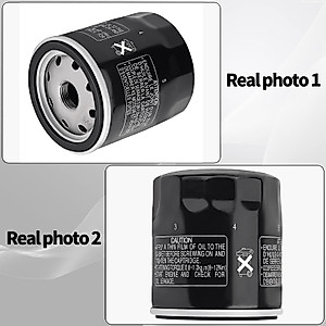 AWSZH 2PCS 52 050 02-S Oil Filter fit for Kohler CH11-CH25 CV11-CV22 M18 M20 SV715 SV725 SV735 Engine 25 050 34-S 52 050 02 5205002S 52 050 02-S1 Oil Filter, Extra Capacity Lawn Mower Oil Filter