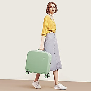 Carry on Luggage, Mixi Suitcase Spinner Wheels Luggage Hardshell Lightweight Rolling Suitcases PC with Cover & TSA Lock for Business Travel