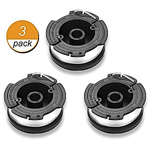 Benair Spool for Black+Decker Weed Eater, Compatible with AF-100, 3-Pack Replacement 0.065" Autofeed.065-Inch Line