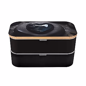 Mysterious Love Stone Adult Lunch Box, Bento Box, With Cutlery Set Of 3, 2 Compartments, Rectangular, Lunch Box For Adults