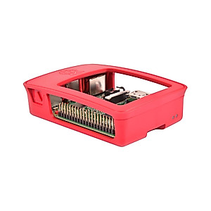 Raspberry Pi RASPBERRY-PI3-CASE Official Raspberry Pi 3 Case, Red/White