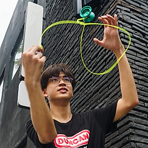 Duncan Toys Windrunner Yo-Yo [Blue] - Unresponsive Pro Level Aluminum Yo-Yo with Double Rim, Concave Bearing, SG Sticker Response