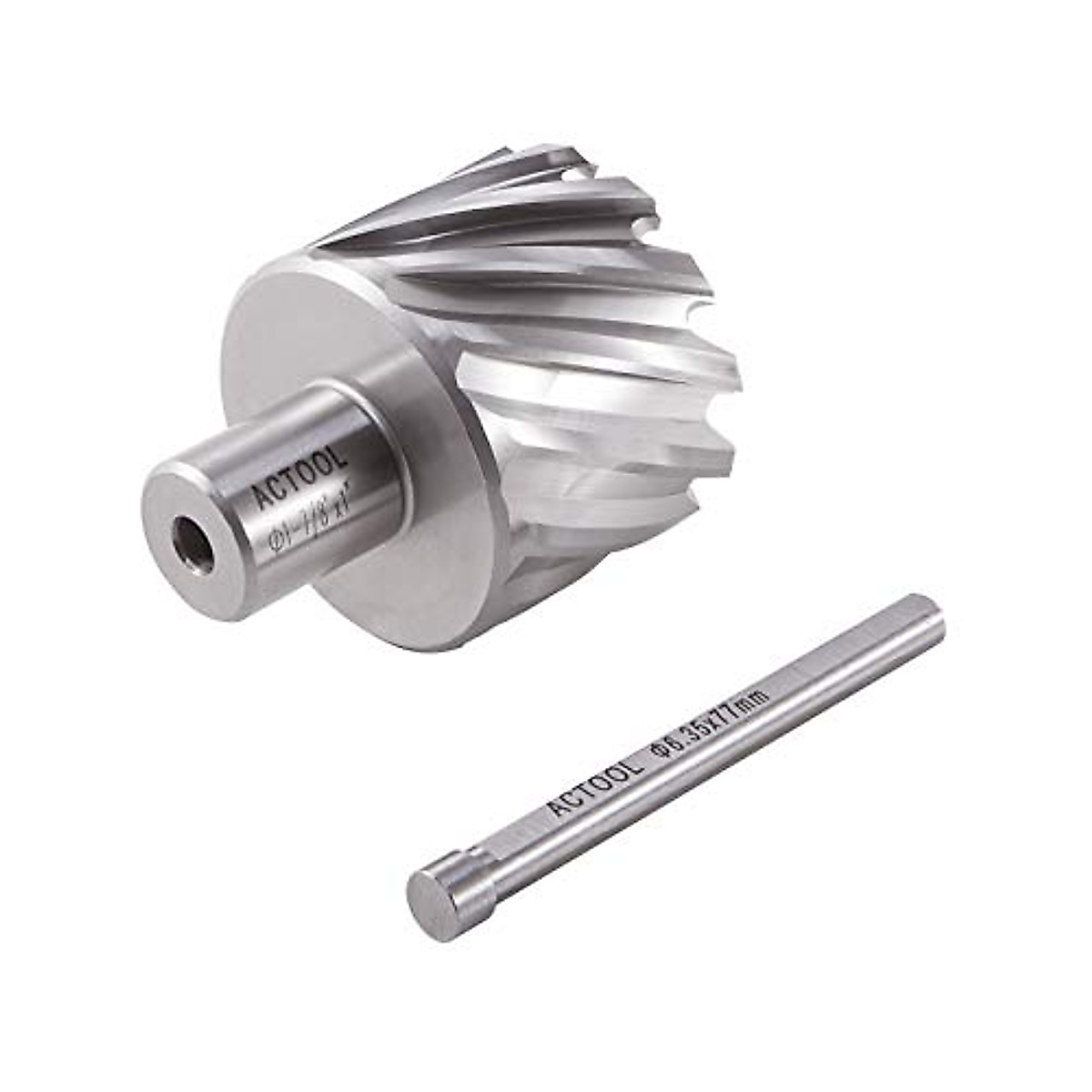 ACTOOL 1-7/8" Diameter × 1" Depth of Cut HSS ANNULAR Cutter with 3/4'' Weldon Shank