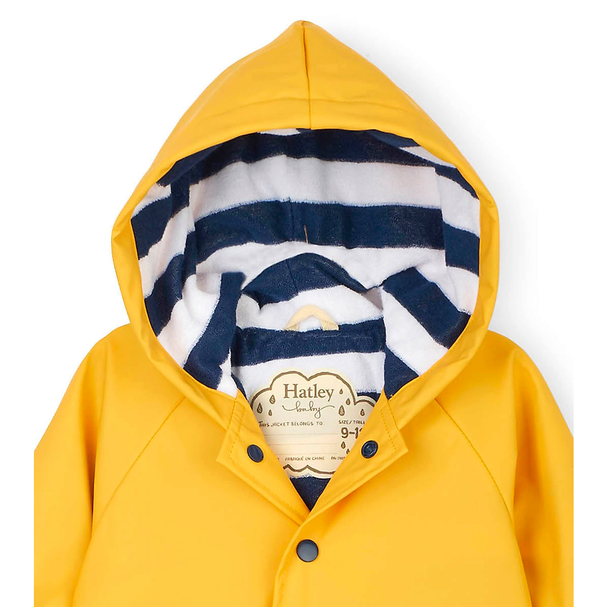 Hatley Baby Boys Printed Raincoats, Yellow, 9-12 Months