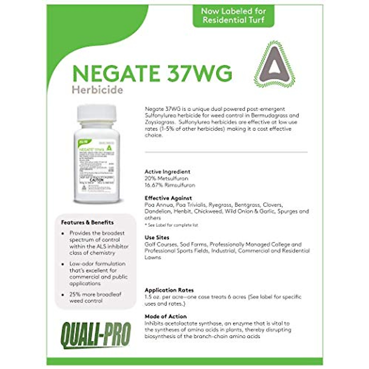 Quali-Pro Negate 37WG Herbicide