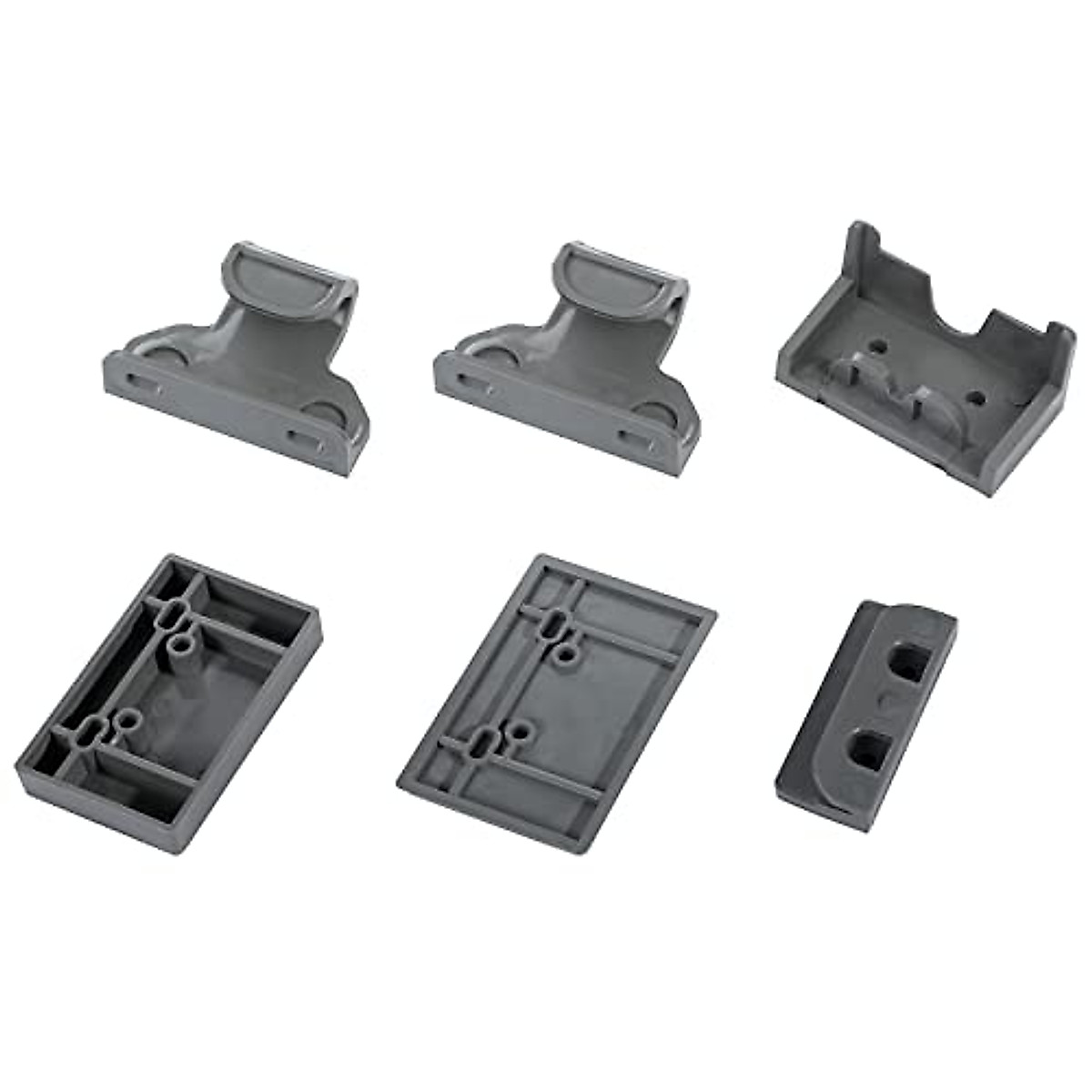 Looxii Replacement Parts for Retractable Baby Gate Full Set Hardware Grey