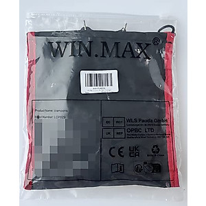 WIN.MAX Crampons for Shoes, Traction Cleats Ice Snow Grips with 19 Stainless Steel Spikes, Shoe Talons Anti - Slip Boots Spikes for Walking, Jogging, Climbing and Hiking (Black, L)