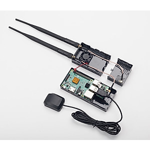 Summitlink Black Case with Fan for ADS-B Raspberry Pi DIY Kit, Matte Finish Tool Free Assembly (Does not fit AHRS)