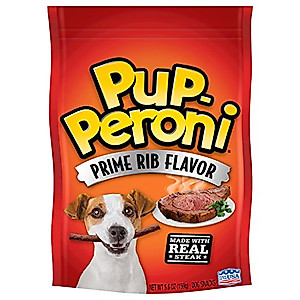 Pup-Peroni Prime Rib Flavor Dog Snacks, 5.6 Oz