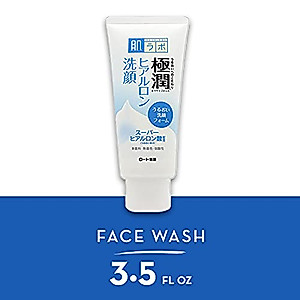 Hada Labo Rohto Gokujun Hyaluronic Face Wash - 100g, White, 3.52 Ounce (Pack of 1)