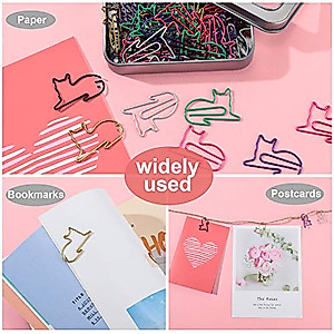 Cat Office Supplies Cat Sticky Notes Paper Clips Index Tabs Cat Gel Ink Pens Cat Shaped Bookmark Cartoon Stickers Set for Cat Lovers Kids Women Girl Work School Office(Cute Style)