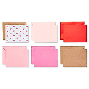 American Greetings Bulk Blank Cards with Envelopes, Heart Stationery (200-Count)