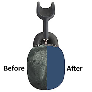 co2CREA Silicone Carrying Case Replacement for Apple AirPods Max Headphone (Sky Blue)