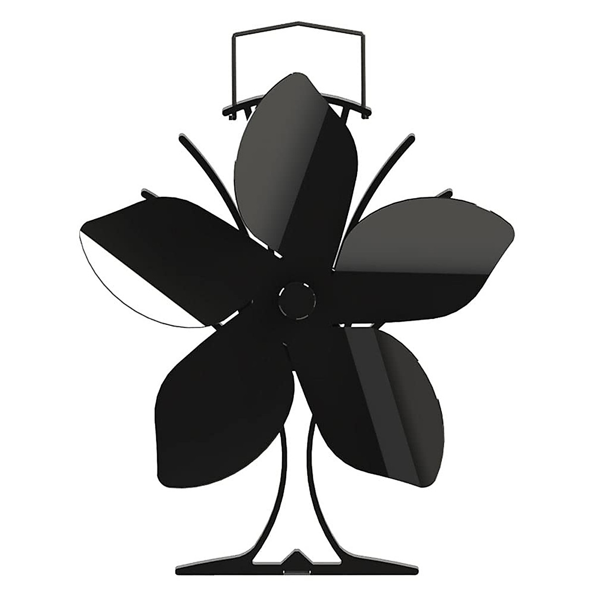 Fireplace Fan,Wood Stove Fan,Winter Home 5 Blades Heat Powered Stove Fan for for Wood Burning Stove/Pellet/Log Burner/Fireplace