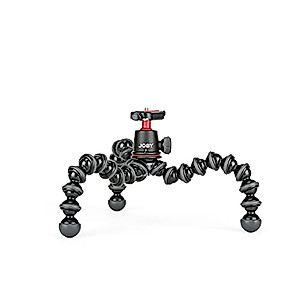 Joby GorillaPod 3K Vert Kit, Compact Flexible Tripod 3K Stand and BallHead 3K with Vertical L Bracket for Landscape and Portrait Mirrorless Cameras up to 3kg (6.6lb),Black,JB01829-BWK