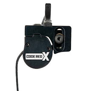 Ripcord Code Red X Arrow Rest - Black, Right Hand