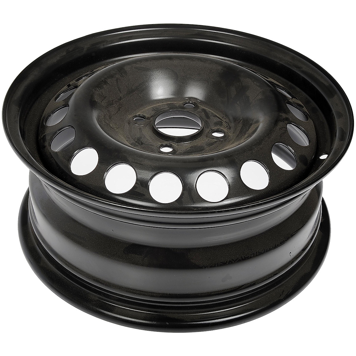 Dorman 939-100 15 x 6 In. Steel Wheel Compatible with Select Chevrolet / Pontiac Models, Black, Medium