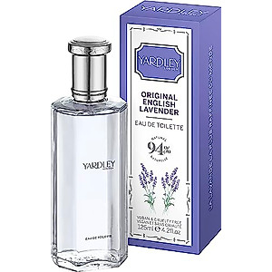 Yardley English Lavender of London for Women Eau De Toilette Spray, 4.2 Ounce