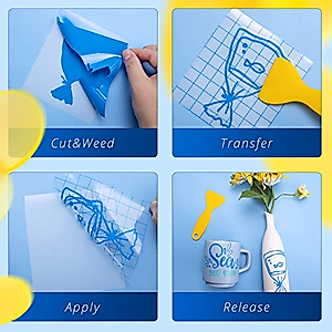 LOKLIK White Permanent Vinyl for Cricut, 12" x 13ft White Permanent Adhesive Vinyl Rolls, Matte White Vinyl Roll for Cricut Silhouette Cameo - Easy to Cut&Weed